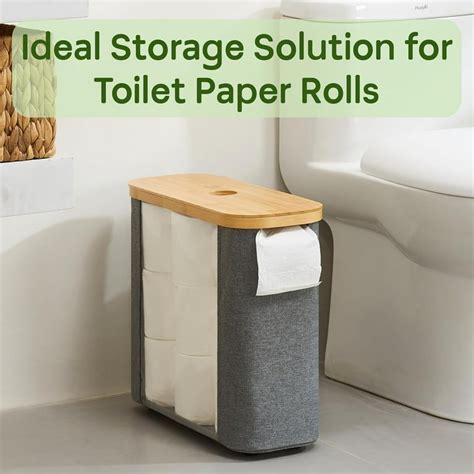 Basket For Toilet Paper Toilet Paper Storage Basket With Lid Bamboo