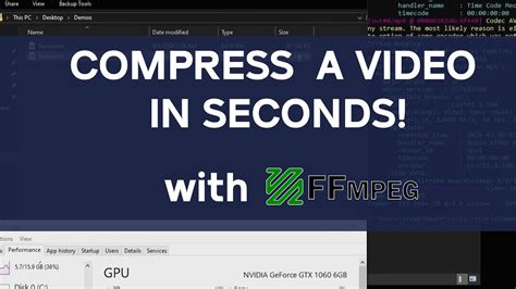 Compress A Video Using Your Gpu And Without Adobe Premiere Using