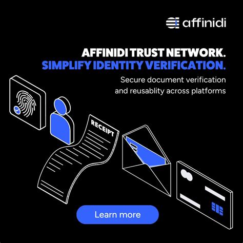 Affinidi On Linkedin Identity Verification Is A Cornerstone Of Secure Digital Interactions…