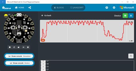 Plotting With Makecode Make It Plot Adafruit Learning System