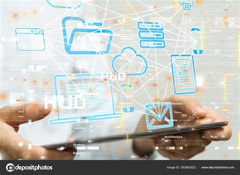 Abstract Futuristic Infographic Visual Data Complexity Stock Photo Wirestock