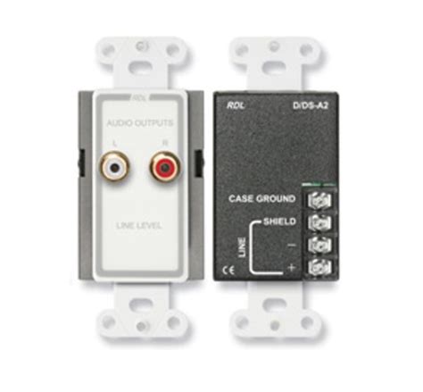Rdl D A2c Line Output Assembly Rca Jacks Terminal Block Custom Labeled Full Compass Systems