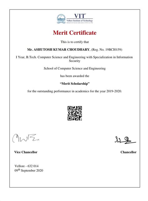 Ashutosh Choudhary On Linkedin Vit Cse Awards Motivation Work 20 Comments