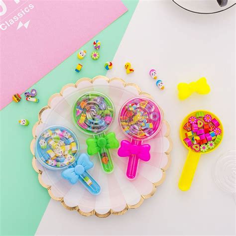 24pcs Box Mini Novelty Candy Erasers Cartoon Rubbe Vicedeal