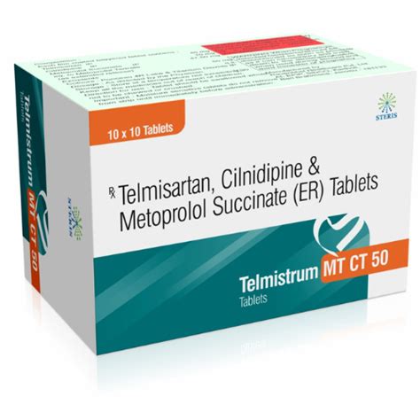 Tablets Telmisartan 40 Mg Cilnidipine 10 Mg Metoprolol 50 Mg At Best