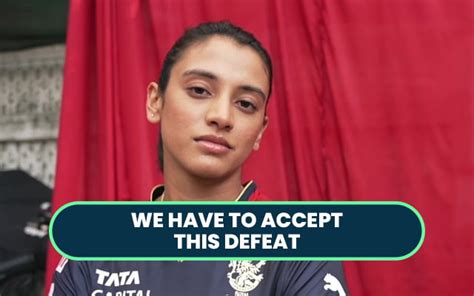 We Could Have Learnt To Put Smriti Mandhana Opens Up On What
