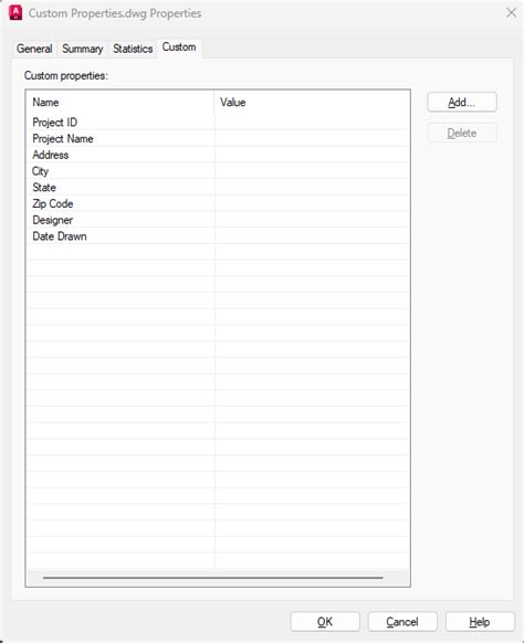 Excel Table To Custom Dwgprops In Autocad Lt Autodesk Community