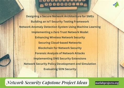 Network Security Capstone Thesis Ideas