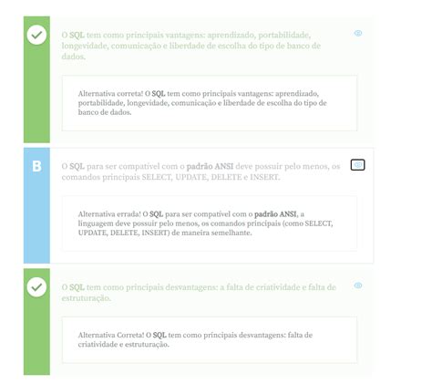 Confusão na resposta da pergunta SQL Server SQL Microsoft SQL Server Alura