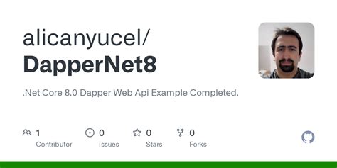 Github Alicanyuceldappernet8 Net Core 80 Dapper Web Api Example Completed