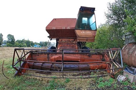 Как выглядит самый знаменитый самоходный комбайн в СССР Нива СК 5 Interjournalist Maxim