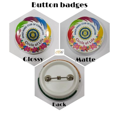 Plastic Round Promotional Button Badges At Best Price In Coimbatore