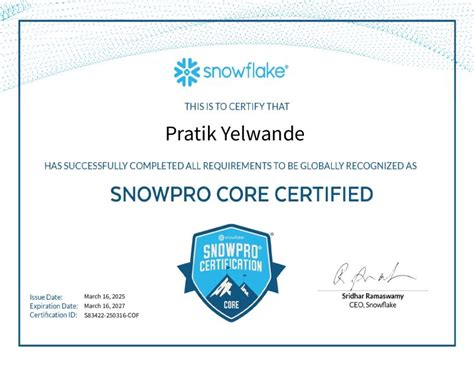 Snowprocore Snowflakecertified Clouddata Dataengineering Pratik