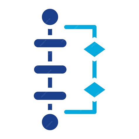 Premium Vector Process Mapping Line Illustration