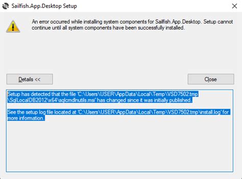 C Clickonce Installer Fails To Install Sqllocaldb2012 Because