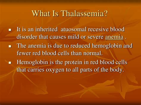 Ppt What Is Thalassemia Powerpoint Presentation Free Download Id