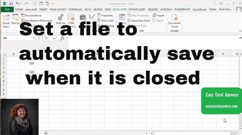 how to set a file to automatically save when it is closed youtube