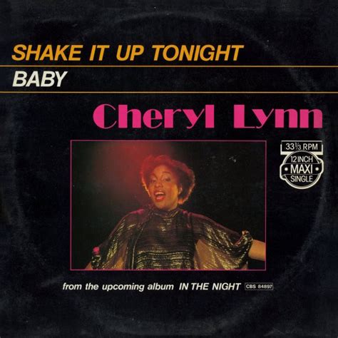 Album Shake It Up Tonight De Cheryl Lynn Sur Cdandlp