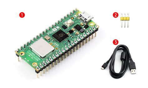 raspberry pi pico 2 w microcontroller board based on official rp2350