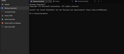 Dock Profiles On Screen · Issue 14577 · Microsoftterminal · Github