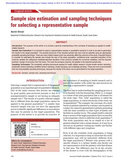Article Sampling Pdf Sampling Statistics Standard Deviation