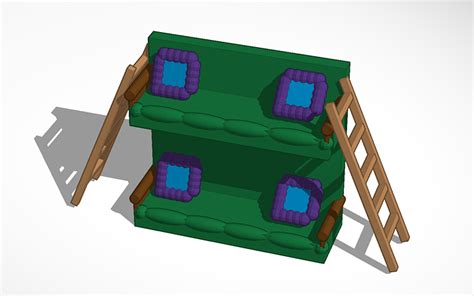 3d Design Double Decker Couch Tinkercad