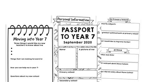 Passport Template For Teachers
