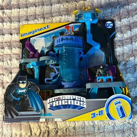 Imaginext Dc Super Friends Bat Tech Batcave Batman Playset With Lights