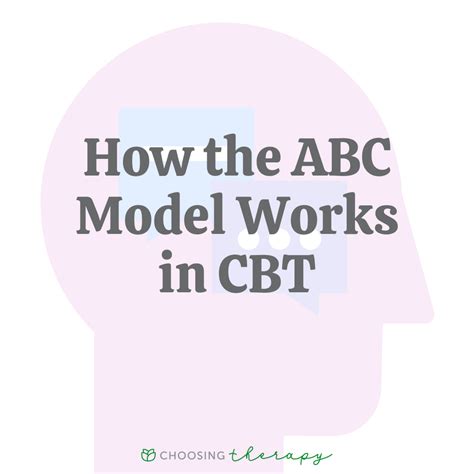 How The Abc Model Works In Cbt