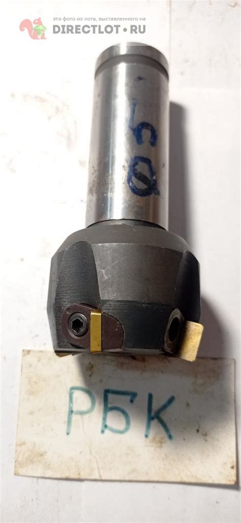 Фреза концевая ц/х Ф50 z=4 хвостовик 32мм с мех. твердосплавными ...