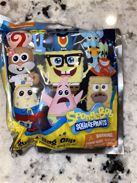 Nickelodeon 3d Figural Foam Bag Clip Spongebob Mystery Pack Sealed For Sale Final Fantasy