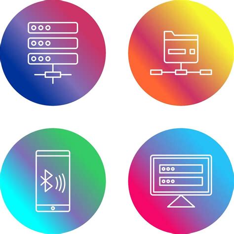 Server And Network Icon 44695246 Vector Art At Vecteezy