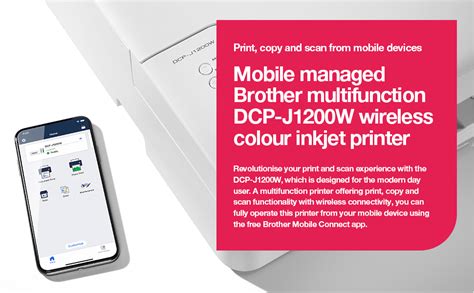 Brother Dcp J1200w Wireless Colour Inkjet Printer 3 In 1 Printcopy