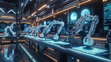 Futuristic Recycling Plant Hightech Automated Sorting System Premium Ai Generated Image