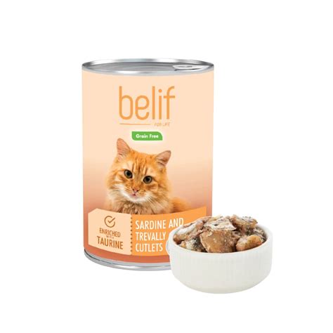 Belif Cat G Sardine And Trevally Cutlets Wet Cat Food Online Pet Shop Malaysia Online Pet