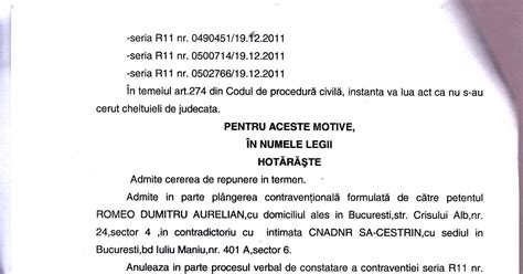 Model Proces Verbal De Constatare A Contraventiei