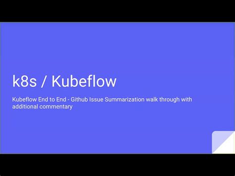 How To Use Kubeflow And Tensorflow Together Reasontown