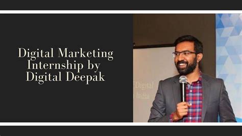 Digital Marketing Internship Program By Digital Deepak — Class 1 By Kirthana M Medium