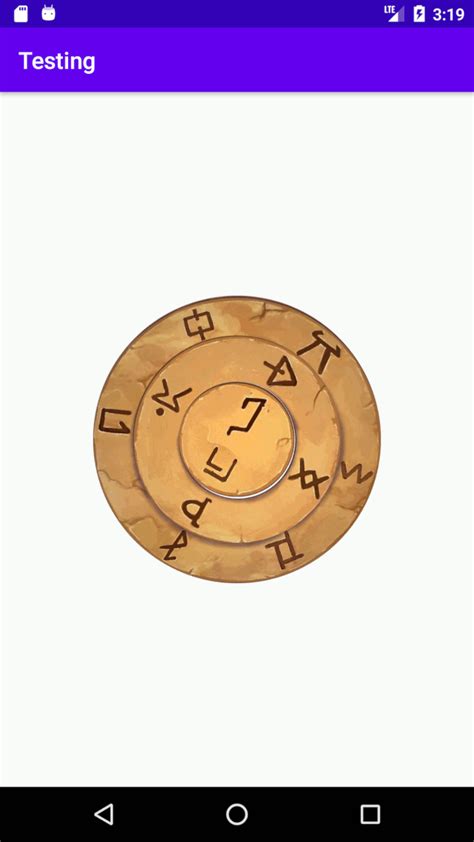 Android Button 3 Circle Button That Can Rotate Stack Overflow