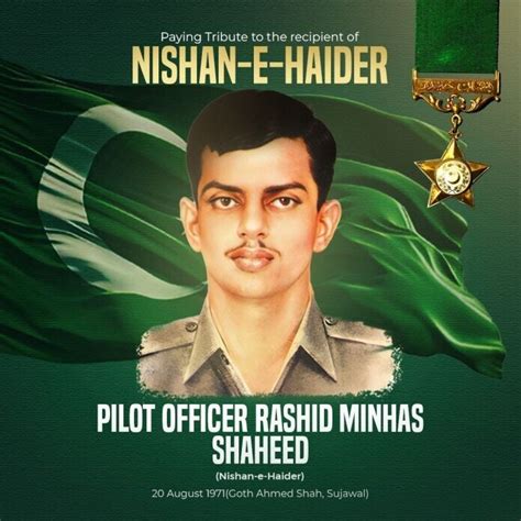 Pm Pays Tribute To Rashid Minhas On Martyrdom Anniversary