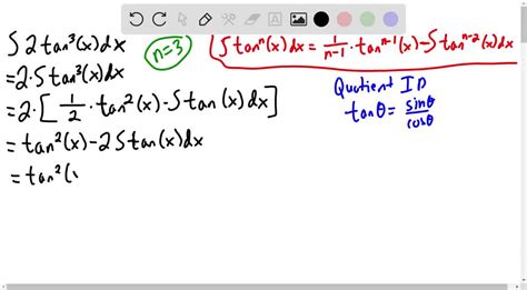 SOLVED Use Reduction Formula Formula Or A Numerade