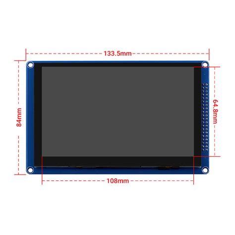50” 800480 Ips Display 16bit Parallel Lcd Module Ssd1963 Drivercapacitive Touch Backlight