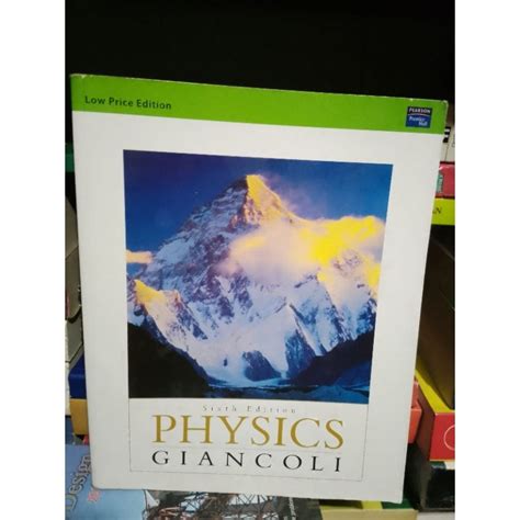 Sixth Edition PHYSICS GIANCOLI Slightly Use Shopee Philippines
