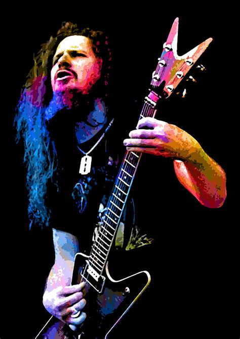 Dimebag Darrell Darrell Lance Abbott American Musician Digital Art By Andika Bahtiar Pixels