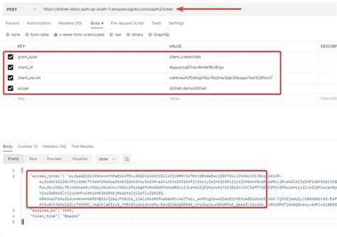 securing webapi with amazon cognito serverless authentication system client credentials