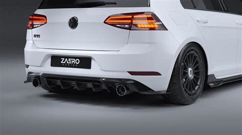 Volkswagen Golf Mk7 5 Gti Zaero Design Evo 1 Rear Diffuser Futurez