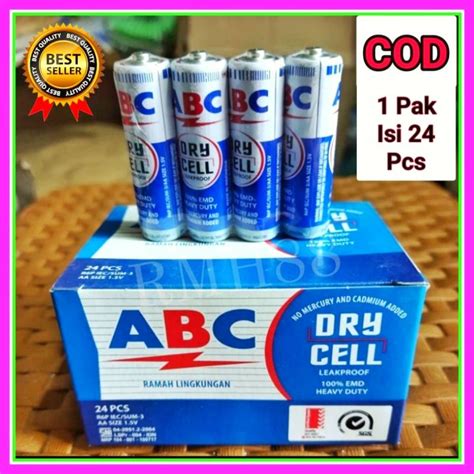 Batre Abc Kecil Aa Original 100 1 Pak Isi 24 Pcs Lazada Indonesia