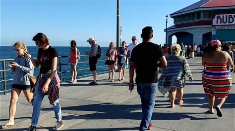 Pokemon Go At Huntington Beach Pier Youtube