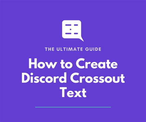 How To Create Discord Crossout Text A Quick Guide HubPages