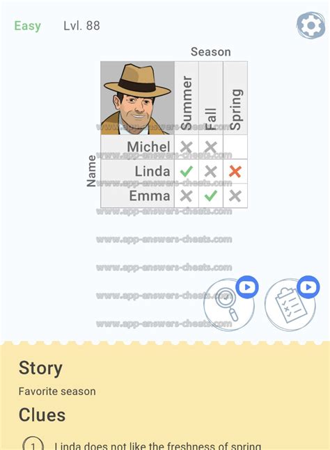 Cross Logic Easy Level 88 App Answers Cheats